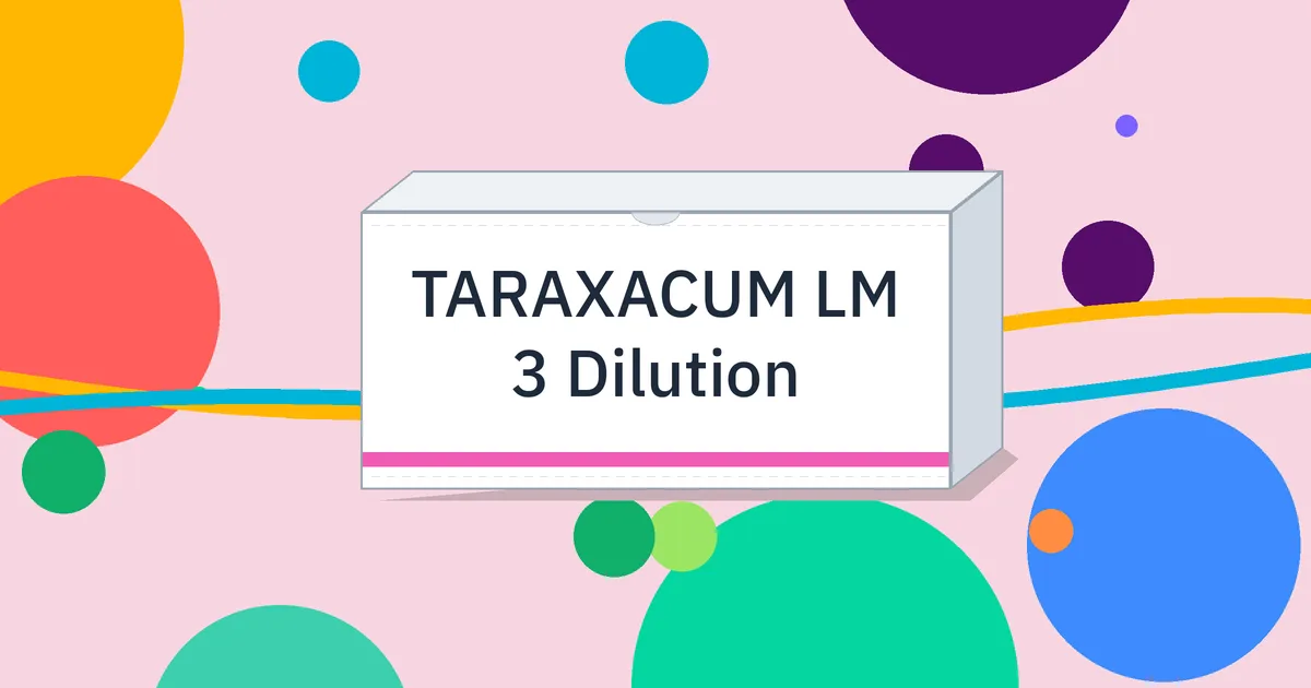Symbolbild: Packung mit der Aufschrift TARAXACUM LM 3 Dilution (PZN 13214228) – Verfügbarkeit und Bezug in Apotheken in Frankfurt am Main