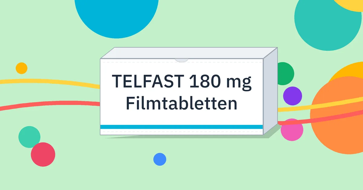 Symbolbild: Packung mit der Aufschrift TELFAST 180 mg Filmtabletten (PZN 01260565) – Verfügbarkeit und Bezug in Apotheken in Frankfurt am Main