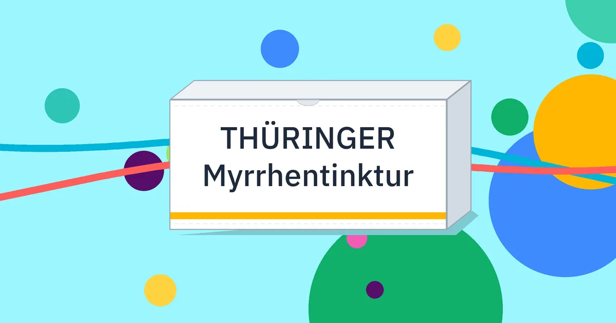 Symbolbild: Packung mit der Aufschrift THÜRINGER Myrrhentinktur (PZN 04018557) – Verfügbarkeit und Bezug in Apotheken in Frankfurt am Main