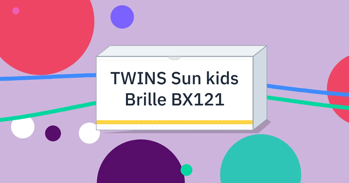 Symbolbild: Packung mit der Aufschrift TWINS Sun kids Brille BX121 (PZN 13344729) – Verfügbarkeit und Bezug in Apotheken in Frankfurt am Main