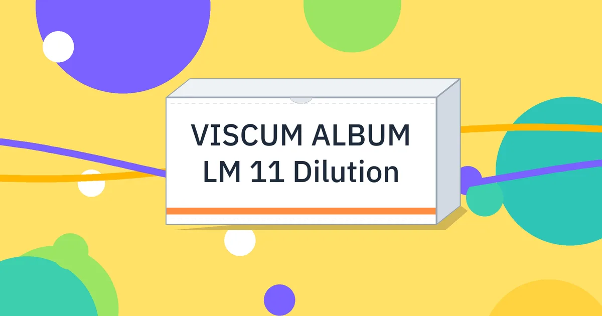 Symbolbild: Packung mit der Aufschrift VISCUM ALBUM LM 11 Dilution (PZN 13277861) – Verfügbarkeit und Bezug in Apotheken in Frankfurt am Main