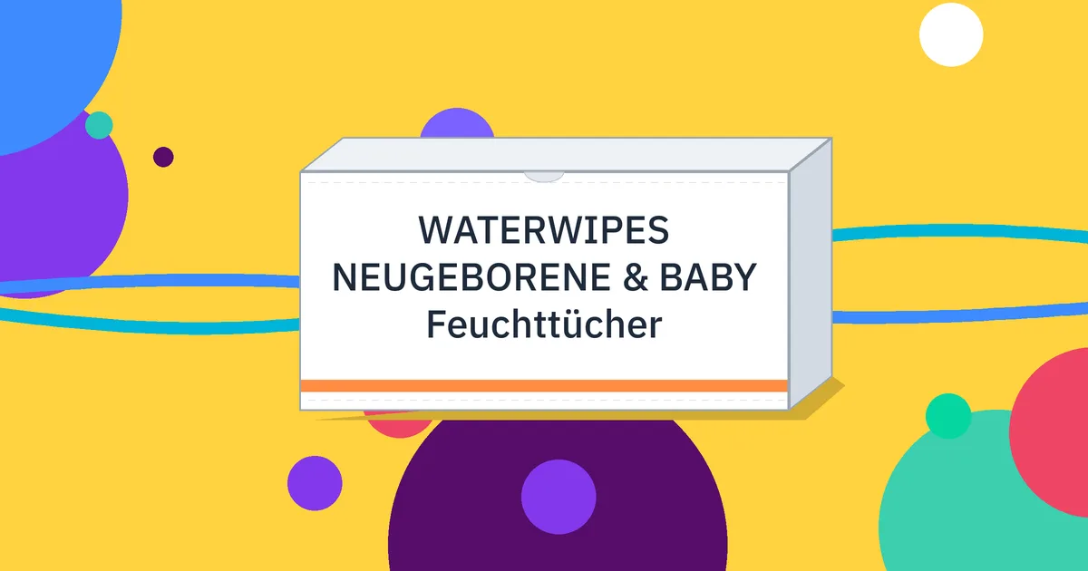 Symbolbild: Packung mit der Aufschrift WATERWIPES NEUGEBORENE & BABY Feuchttücher (PZN 20059171) – Verfügbarkeit und Bezug in Apotheken in Frankfurt am Main