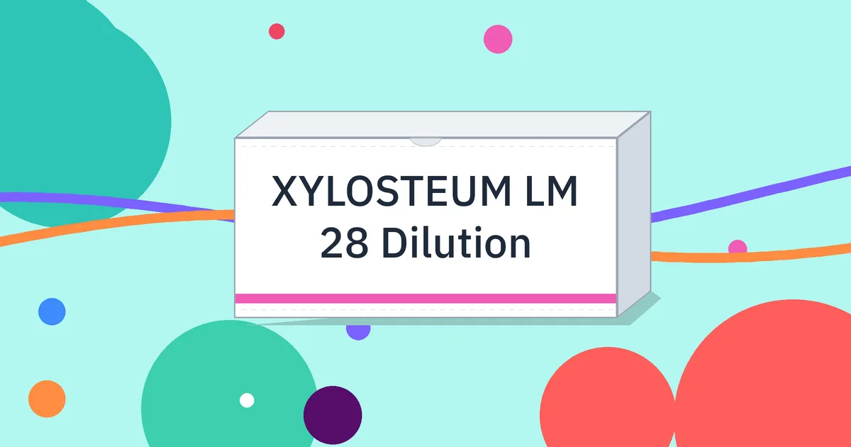 Symbolbild: Packung mit der Aufschrift XYLOSTEUM LM 28 Dilution (PZN 13284542) – Verfügbarkeit und Bezug in Apotheken in Frankfurt am Main