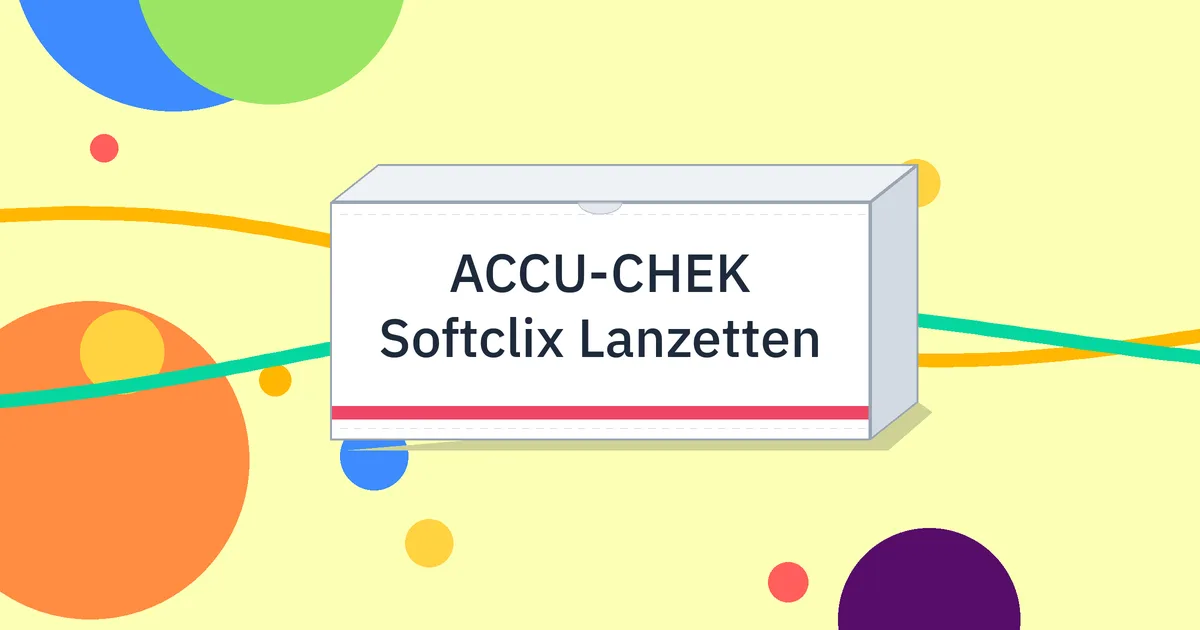 Symbolbild: Packung mit der Aufschrift ACCU-CHEK Softclix Lanzetten (PZN 19124822) – Verfügbarkeit und Bezug in Apotheken in Frankfurt am Main