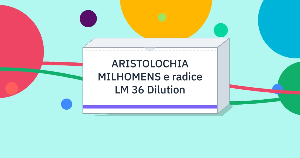 Symbolbild: Packung mit der Aufschrift ARISTOLOCHIA MILHOMENS e radice LM 36 Dilution (PZN 13392800) – Verfügbarkeit und Bezug in Apotheken in Frankfurt am Main