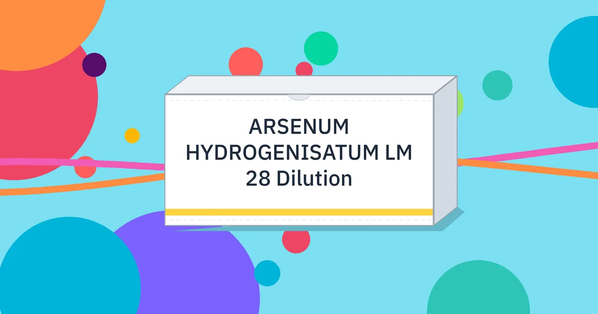 Symbolbild: Packung mit der Aufschrift ARSENUM HYDROGENISATUM LM 28 Dilution (PZN 12778644) – Verfügbarkeit und Bezug in Apotheken in Frankfurt am Main