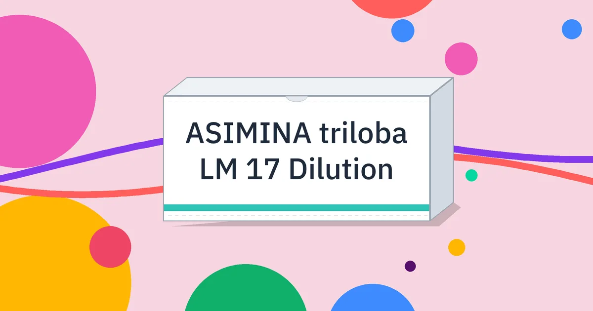 Symbolbild: Packung mit der Aufschrift ASIMINA triloba LM 17 Dilution (PZN 13402088) – Verfügbarkeit und Bezug in Apotheken in Frankfurt am Main