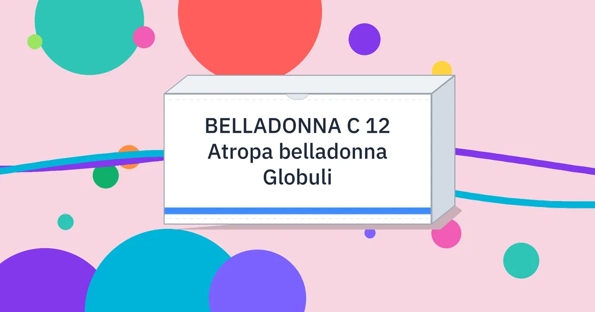 Symbolbild: Packung mit der Aufschrift BELLADONNA C 12 Atropa belladonna Globuli (PZN 20783613) – Verfügbarkeit und Bezug in Apotheken in Frankfurt am Main