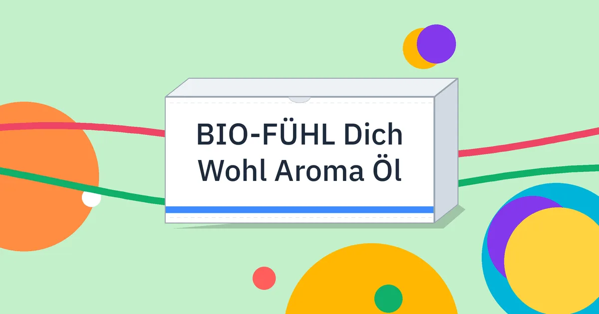 Symbolbild: Packung mit der Aufschrift BIO-FÜHL Dich Wohl Aroma Öl (PZN 18881604) – Verfügbarkeit und Bezug in Apotheken in Frankfurt am Main