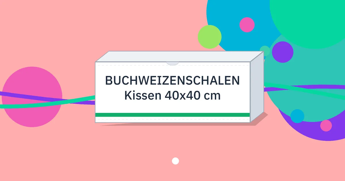 Symbolbild: Packung mit der Aufschrift BUCHWEIZENSCHALEN Kissen 40x40 cm (PZN 00751261) – Verfügbarkeit und Bezug in Apotheken in Frankfurt am Main