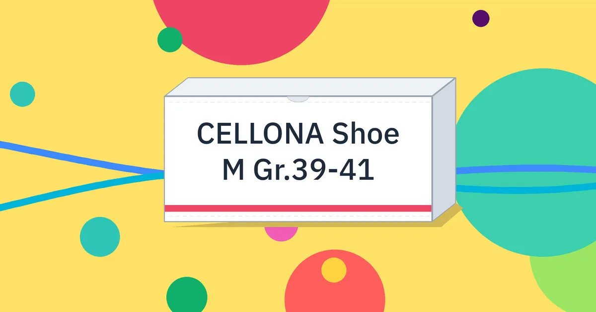 Symbolbild: Packung mit der Aufschrift CELLONA Shoe M Gr.39-41 (PZN 03901525) – Verfügbarkeit und Bezug in Apotheken in Frankfurt am Main