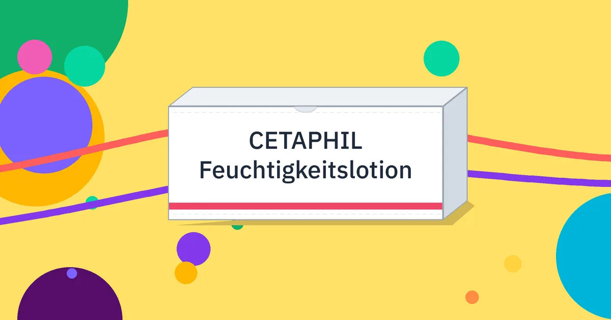 Symbolbild: Packung mit der Aufschrift CETAPHIL Feuchtigkeitslotion (PZN 19720613) – Verfügbarkeit und Bezug in Apotheken in Frankfurt am Main