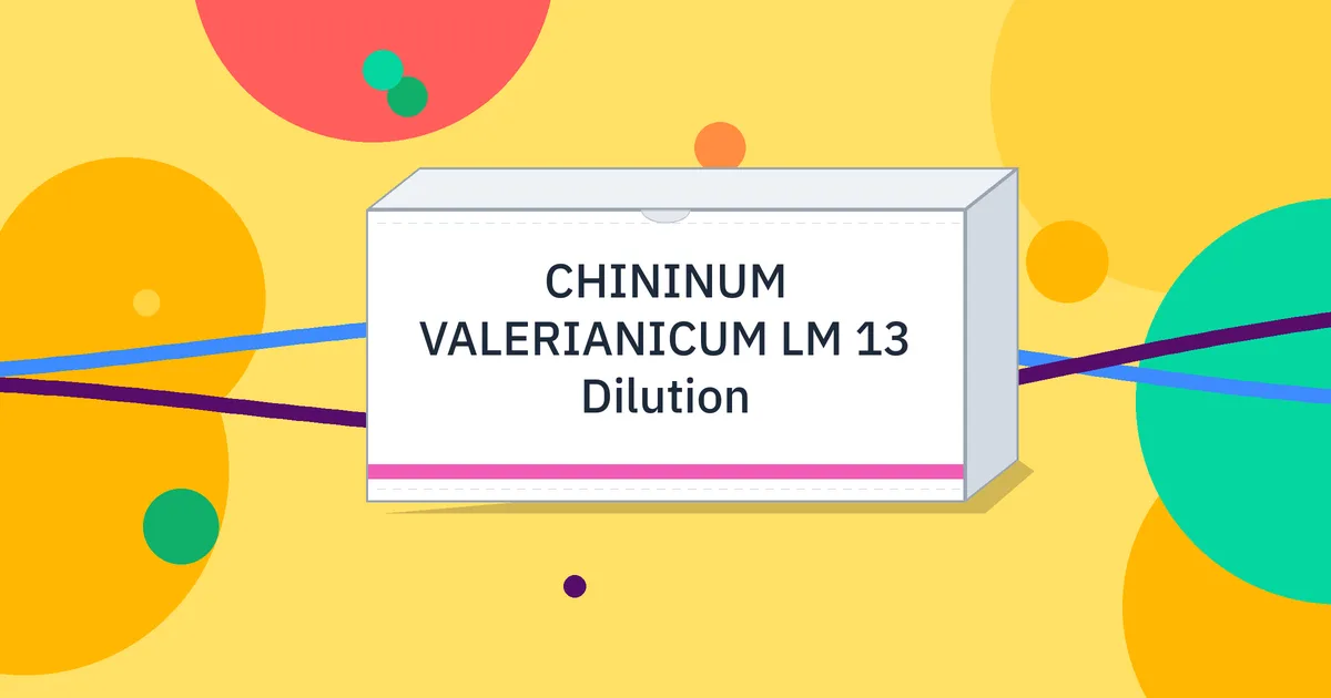 Symbolbild: Packung mit der Aufschrift CHININUM VALERIANICUM LM 13 Dilution (PZN 13442722) – Verfügbarkeit und Bezug in Apotheken in Frankfurt am Main