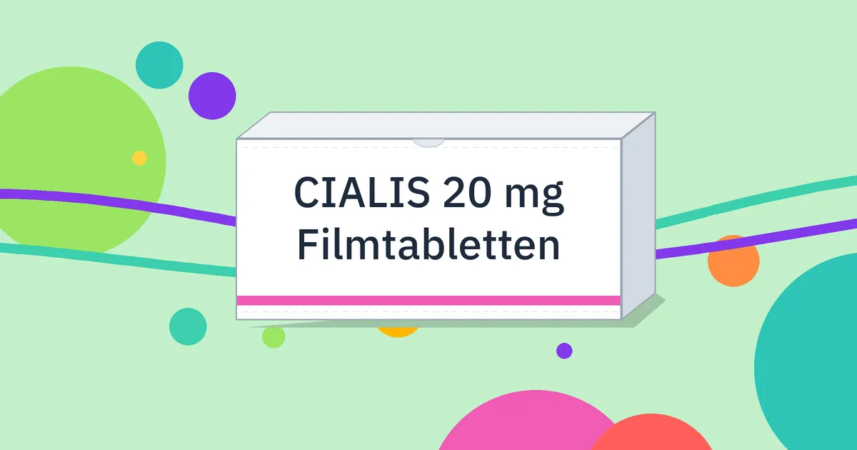 Symbolbild: Packung mit der Aufschrift CIALIS 20 mg Filmtabletten (PZN 04836356) – Verfügbarkeit und Bezug in Apotheken in Frankfurt am Main