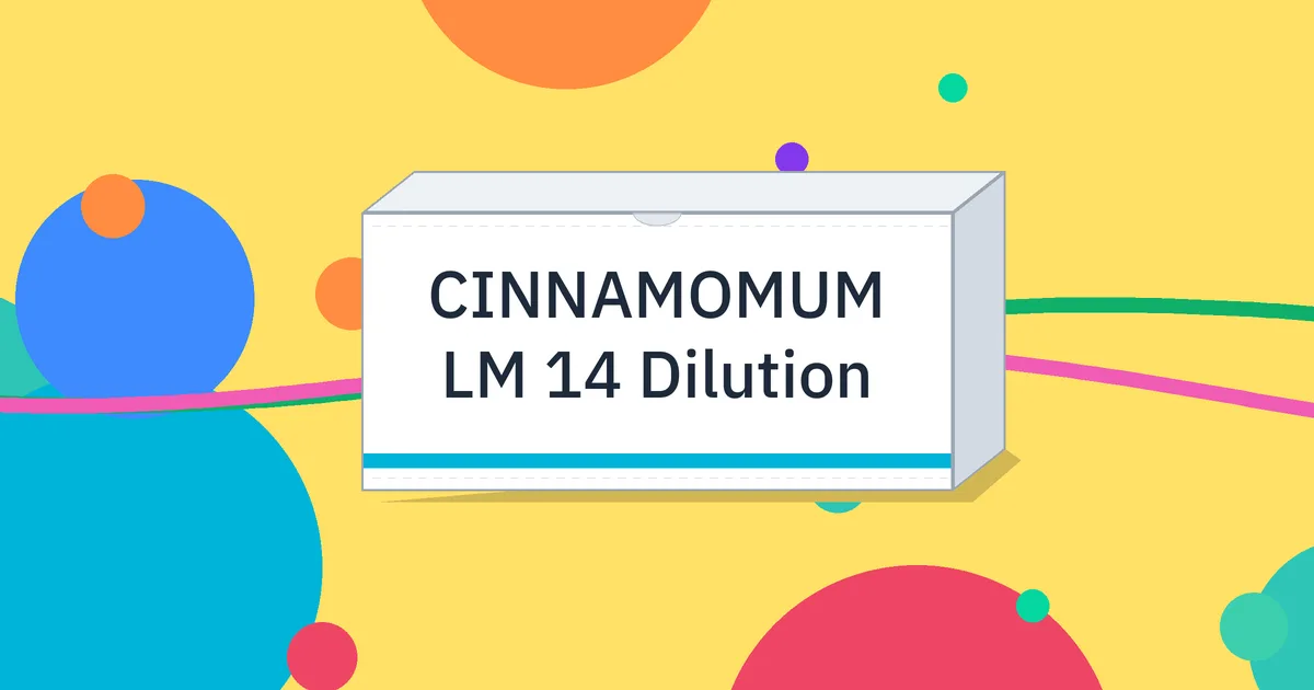 Symbolbild: Packung mit der Aufschrift CINNAMOMUM LM 14 Dilution (PZN 12820866) – Verfügbarkeit und Bezug in Apotheken in Frankfurt am Main