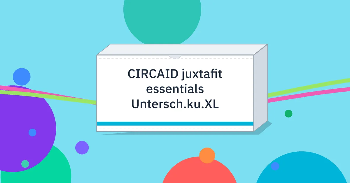 Symbolbild: Packung mit der Aufschrift CIRCAID juxtafit essentials Untersch.ku.XL (PZN 17939313) – Verfügbarkeit und Bezug in Apotheken in Frankfurt am Main