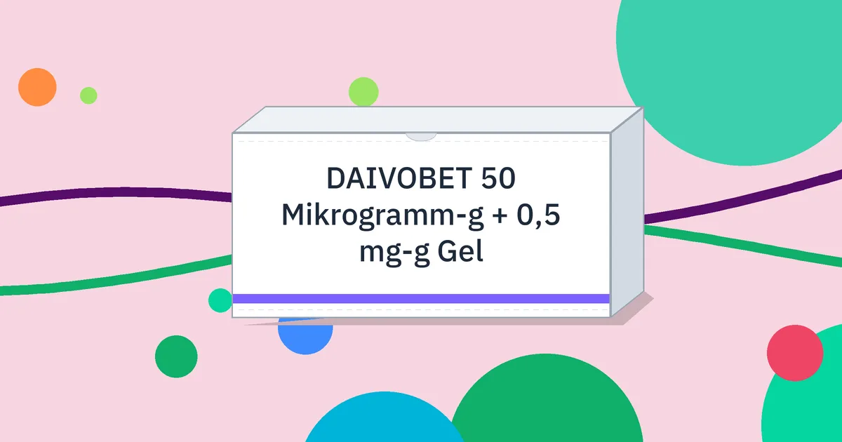 Symbolbild: Packung mit der Aufschrift DAIVOBET 50 Mikrogramm-g + 0,5 mg-g Gel (PZN 10628283) – Verfügbarkeit und Bezug in Apotheken in Frankfurt am Main