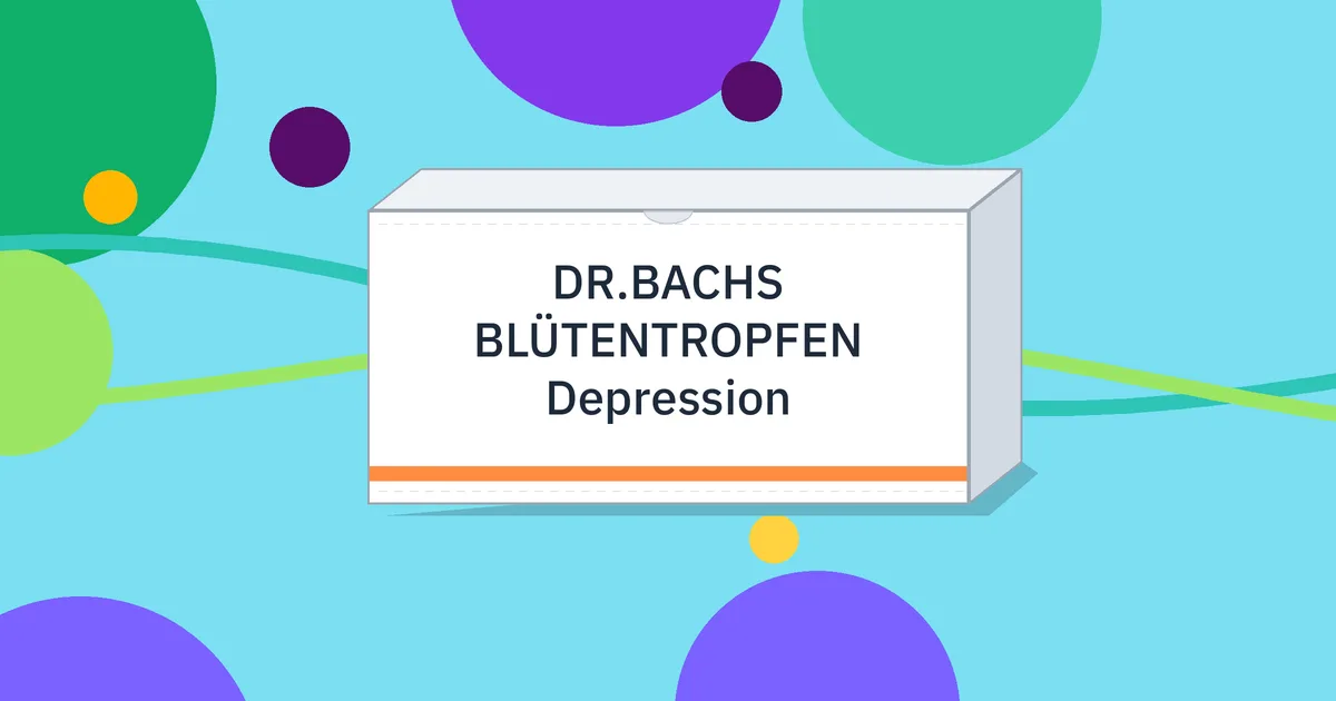 Symbolbild: Packung mit der Aufschrift DR.BACHS BLÜTENTROPFEN Depression (PZN 17194008) – Verfügbarkeit und Bezug in Apotheken in Frankfurt am Main