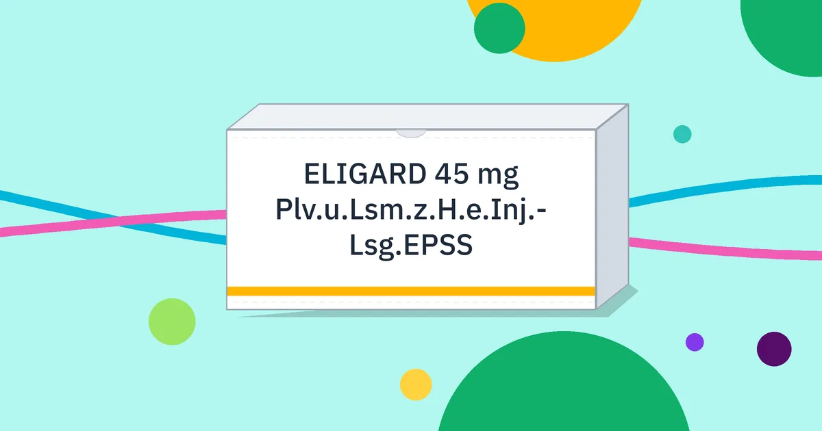 Symbolbild: Packung mit der Aufschrift ELIGARD 45 mg Plv.u.Lsm.z.H.e.Inj.-Lsg.EPSS (PZN 19782040) – Verfügbarkeit und Bezug in Apotheken in Frankfurt am Main