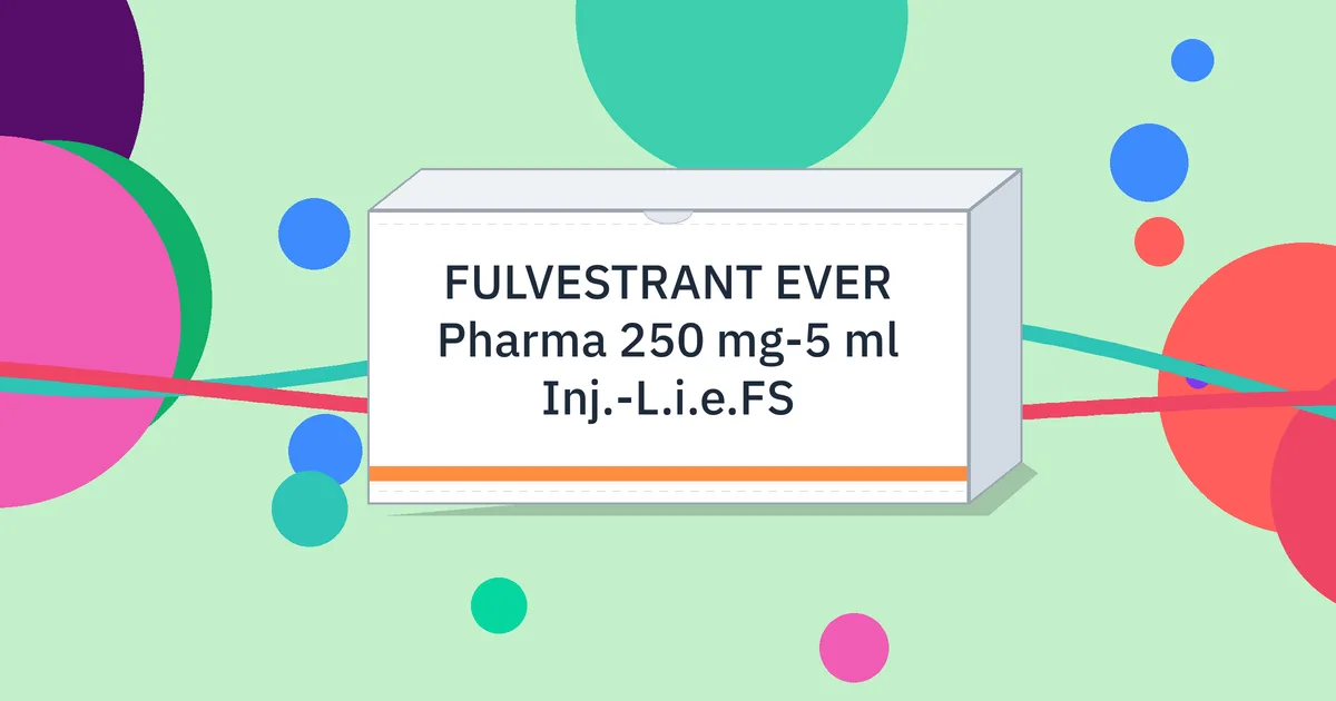 Symbolbild: Packung mit der Aufschrift FULVESTRANT EVER Pharma 250 mg-5 ml Inj.-L.i.e.FS (PZN 14449229) – Verfügbarkeit und Bezug in Apotheken in Frankfurt am Main
