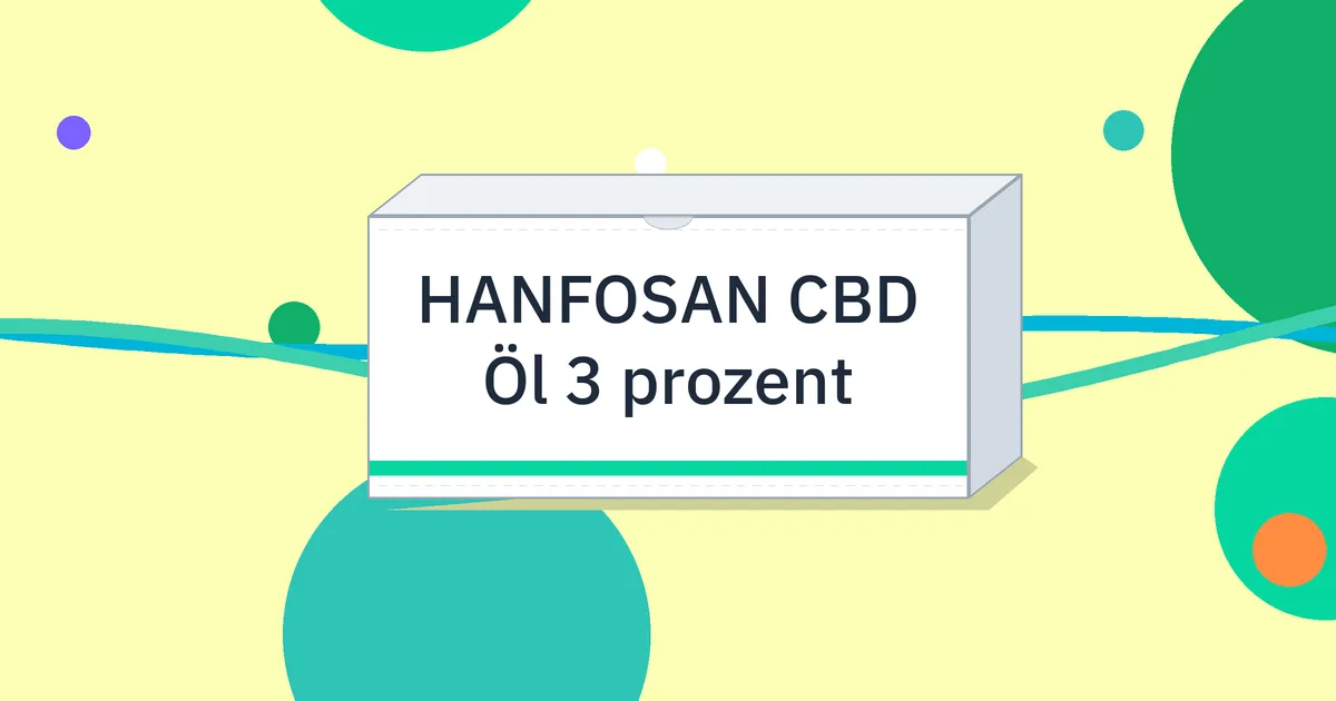 Symbolbild: Packung mit der Aufschrift HANFOSAN CBD Öl 3 prozent (PZN 17848438) – Verfügbarkeit und Bezug in Apotheken in Frankfurt am Main