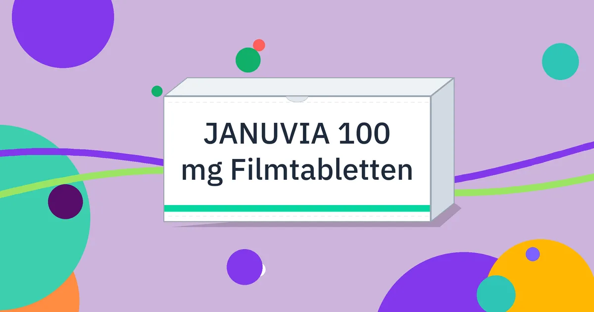 Symbolbild: Packung mit der Aufschrift JANUVIA 100 mg Filmtabletten (PZN 00814748) – Verfügbarkeit und Bezug in Apotheken in Frankfurt am Main