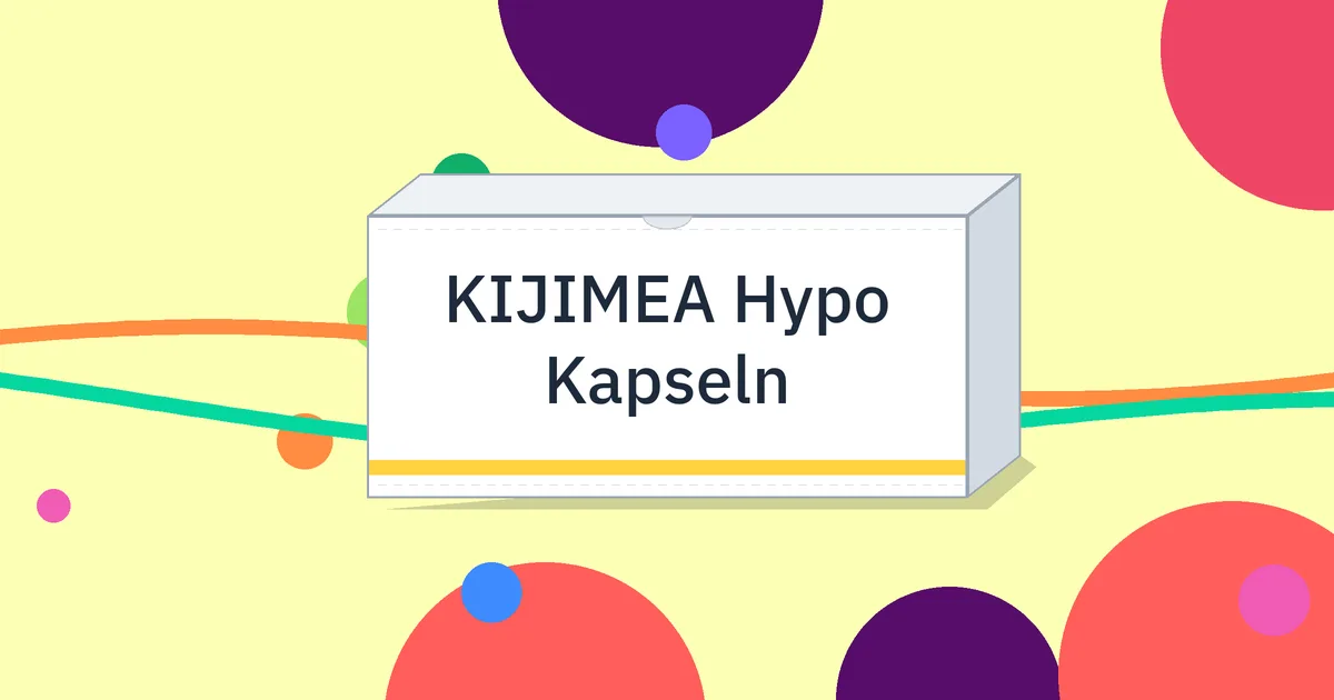 Symbolbild: Packung mit der Aufschrift KIJIMEA Hypo Kapseln (PZN 19476337) – Verfügbarkeit und Bezug in Apotheken in Frankfurt am Main