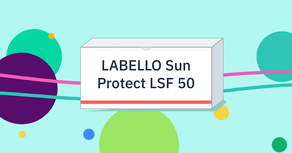 Symbolbild: Packung mit der Aufschrift LABELLO Sun Protect LSF 50 (PZN 19395521) – Verfügbarkeit und Bezug in Apotheken in Frankfurt am Main