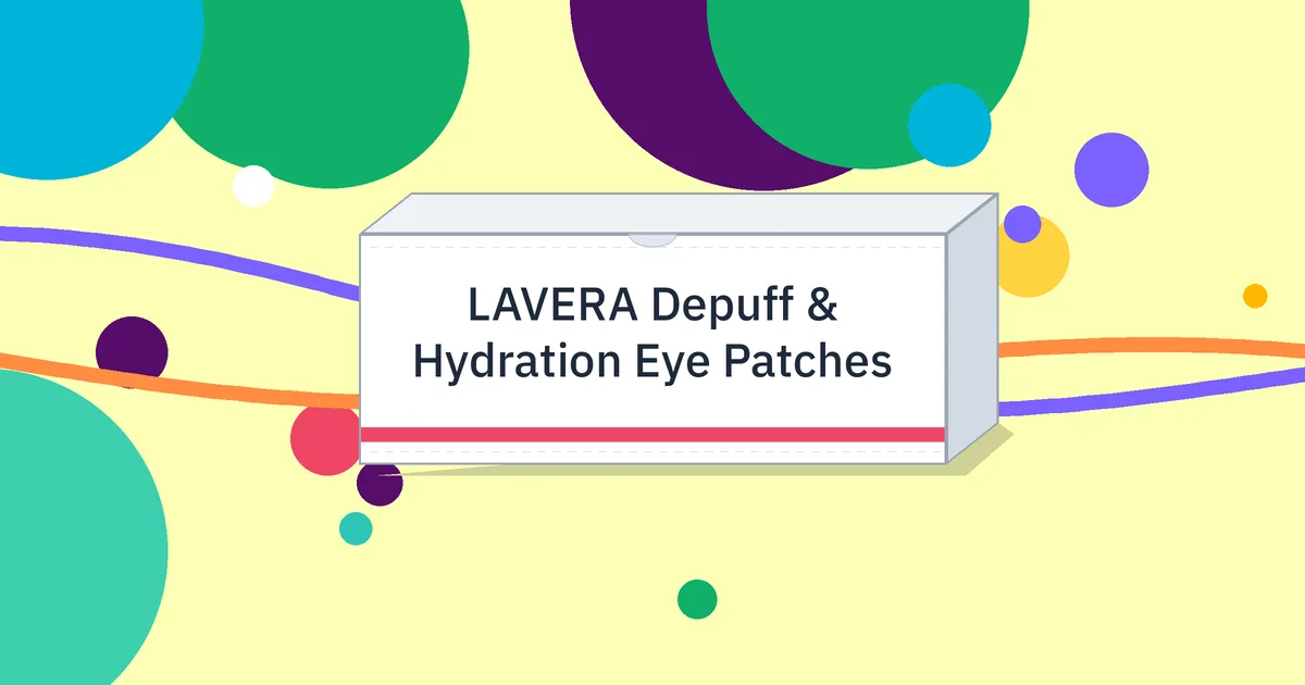 Symbolbild: Packung mit der Aufschrift LAVERA Depuff & Hydration Eye Patches (PZN 19733337) – Verfügbarkeit und Bezug in Apotheken in Frankfurt am Main