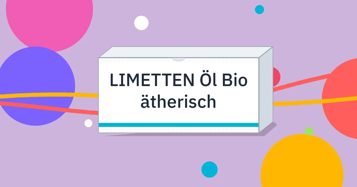 Symbolbild: Packung mit der Aufschrift LIMETTEN Öl Bio ätherisch (PZN 20803273) – Verfügbarkeit und Bezug in Apotheken in Frankfurt am Main