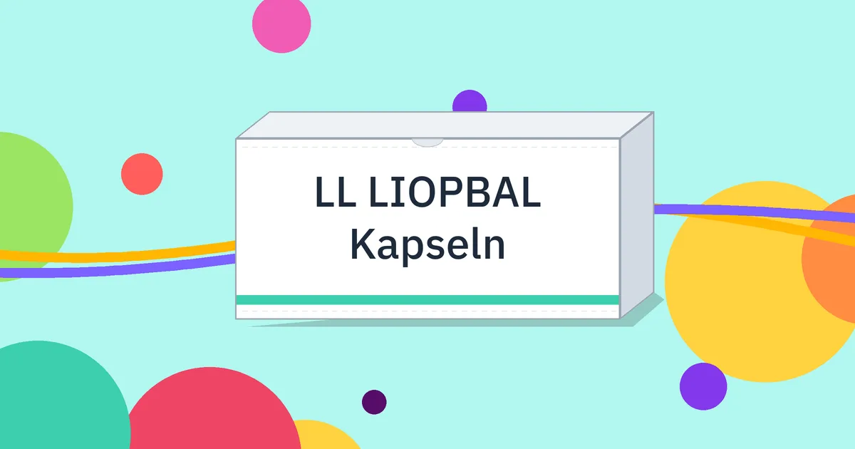 Symbolbild: Packung mit der Aufschrift LL LIOPBAL Kapseln (PZN 20918036) – Verfügbarkeit und Bezug in Apotheken in Frankfurt am Main