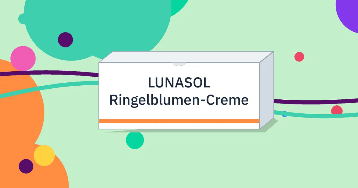 Symbolbild: Packung mit der Aufschrift LUNASOL Ringelblumen-Creme (PZN 19755712) – Verfügbarkeit und Bezug in Apotheken in Frankfurt am Main