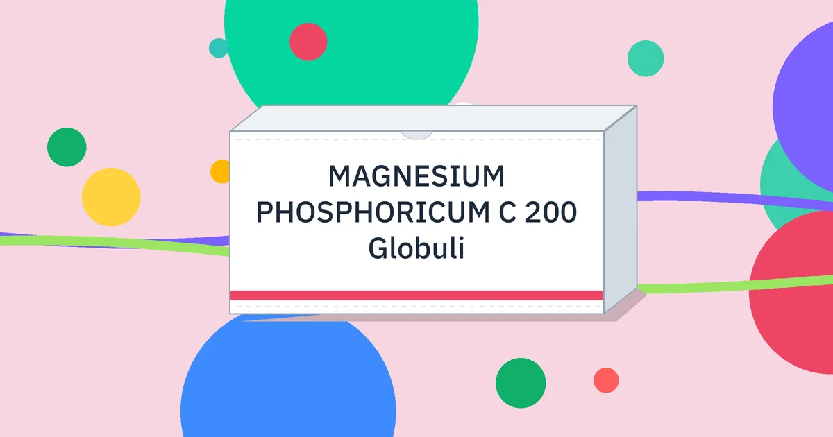 Symbolbild: Packung mit der Aufschrift MAGNESIUM PHOSPHORICUM C 200 Globuli (PZN 04225954) – Verfügbarkeit und Bezug in Apotheken in Frankfurt am Main