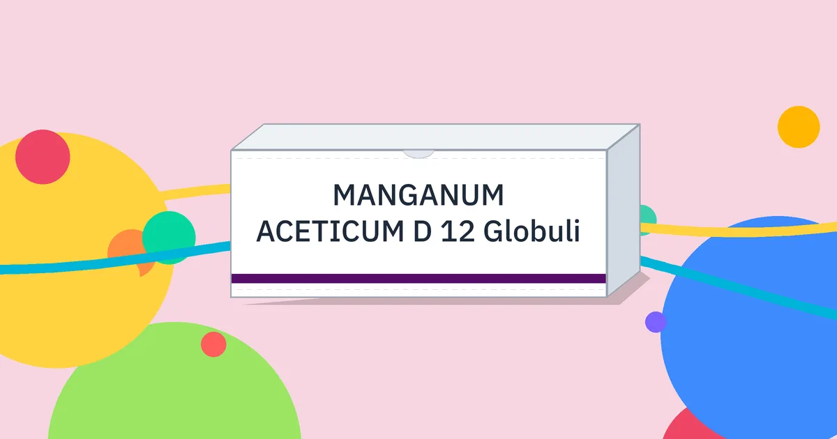 Symbolbild: Packung mit der Aufschrift MANGANUM ACETICUM D 12 Globuli (PZN 07248594) – Verfügbarkeit und Bezug in Apotheken in Frankfurt am Main