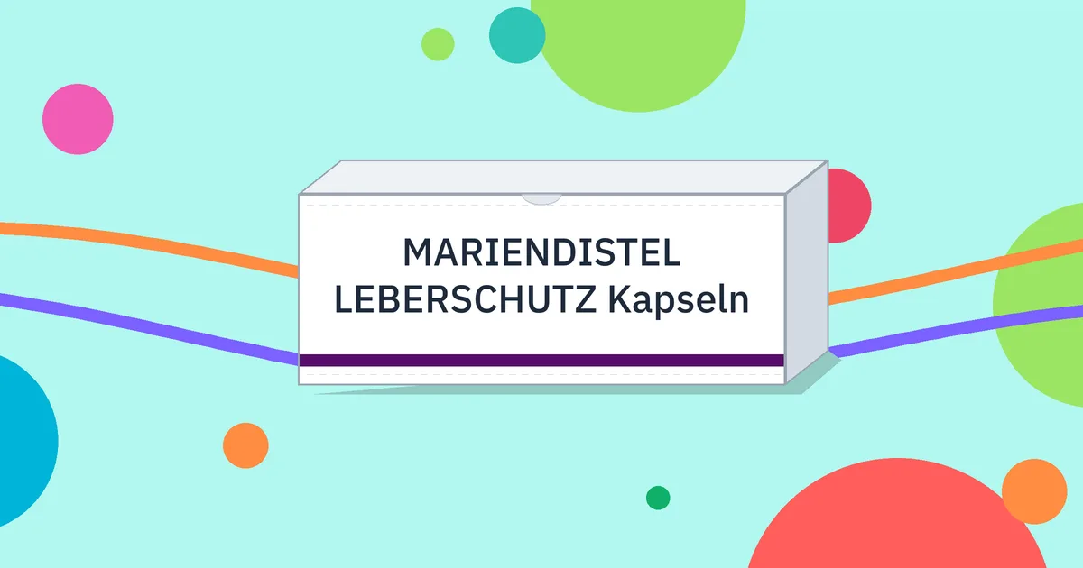 Symbolbild: Packung mit der Aufschrift MARIENDISTEL LEBERSCHUTZ Kapseln (PZN 04752145) – Verfügbarkeit und Bezug in Apotheken in Frankfurt am Main