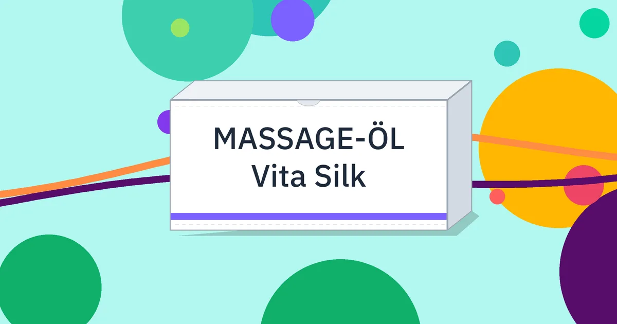 Symbolbild: Packung mit der Aufschrift MASSAGE-ÖL Vita Silk (PZN 04982572) – Verfügbarkeit und Bezug in Apotheken in Frankfurt am Main