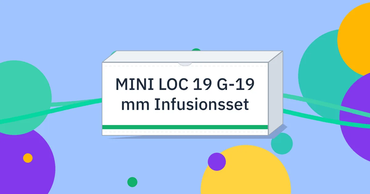 Symbolbild: Packung mit der Aufschrift MINI LOC 19 G-19 mm Infusionsset (PZN 05908253) – Verfügbarkeit und Bezug in Apotheken in Frankfurt am Main