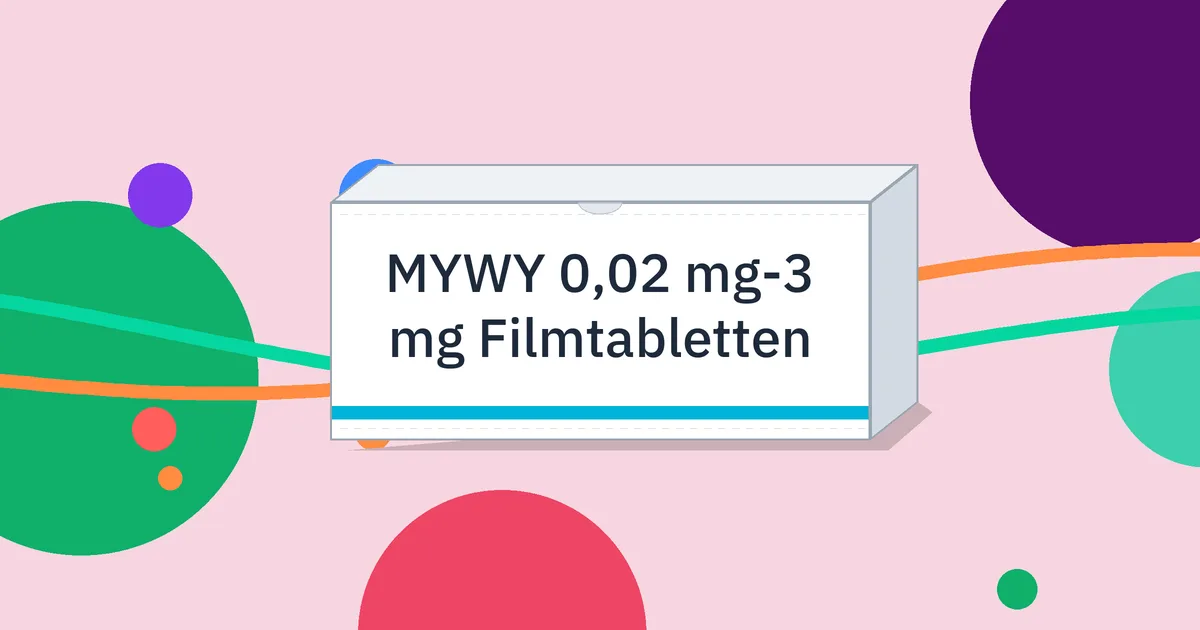 Symbolbild: Packung mit der Aufschrift MYWY 0,02 mg-3 mg Filmtabletten (PZN 09920972) – Verfügbarkeit und Bezug in Apotheken in Frankfurt am Main