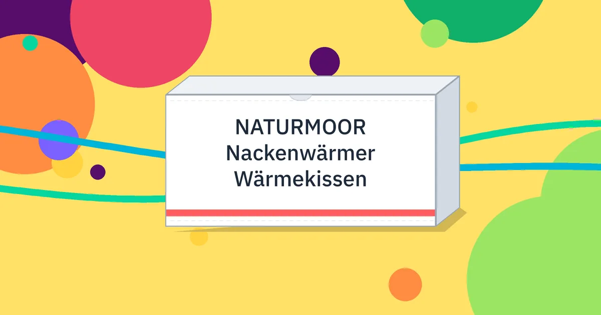 Symbolbild: Packung mit der Aufschrift NATURMOOR Nackenwärmer Wärmekissen (PZN 11558188) – Verfügbarkeit und Bezug in Apotheken in Frankfurt am Main