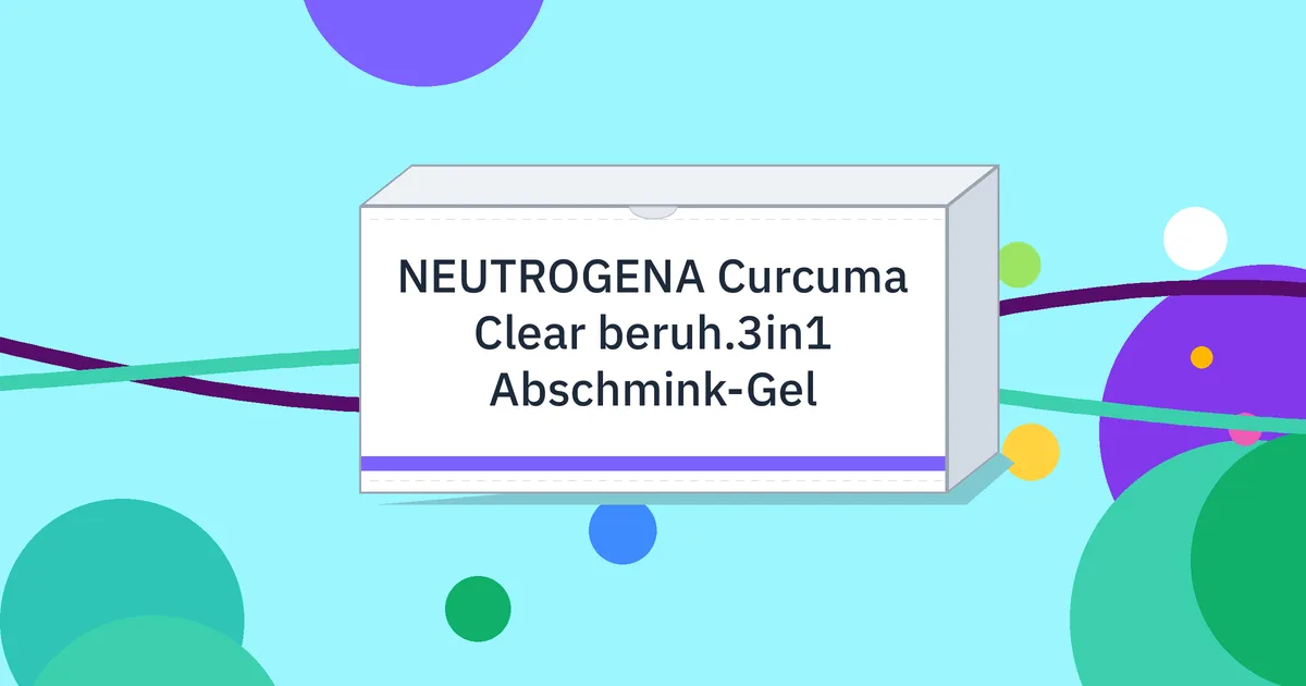Symbolbild: Packung mit der Aufschrift NEUTROGENA Curcuma Clear beruh.3in1 Abschmink-Gel (PZN 16734750) – Verfügbarkeit und Bezug in Apotheken in Frankfurt am Main