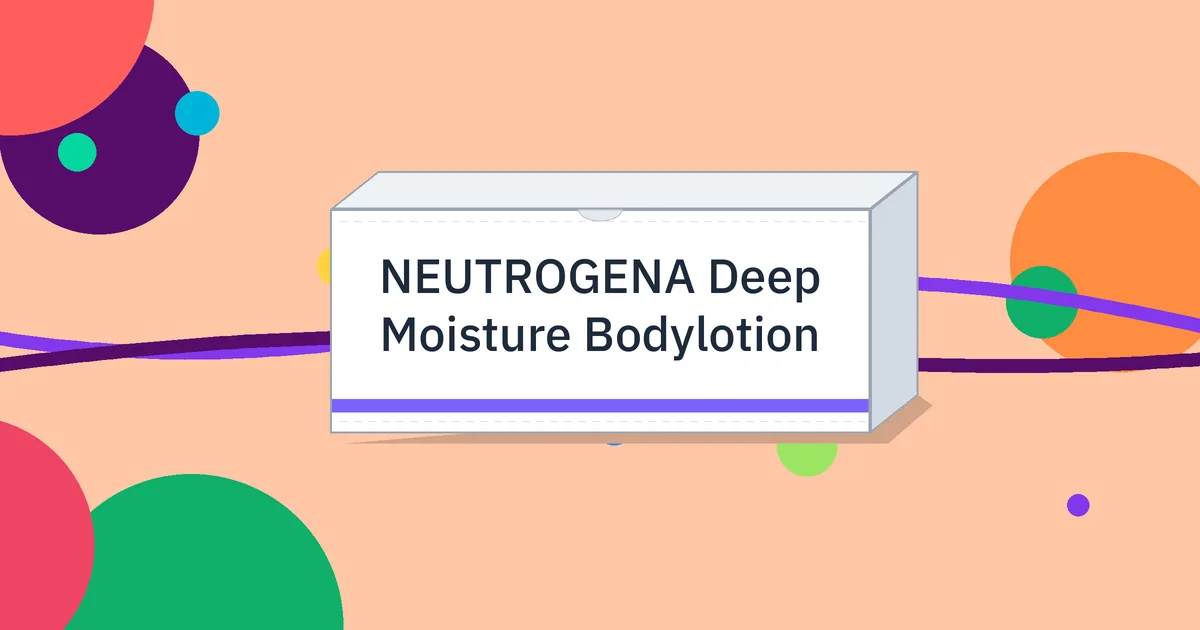 Symbolbild: Packung mit der Aufschrift NEUTROGENA Deep Moisture Bodylotion (PZN 13864535) – Verfügbarkeit und Bezug in Apotheken in Frankfurt am Main