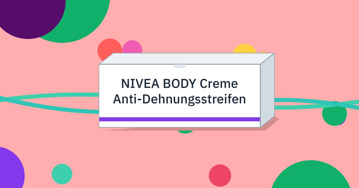 Symbolbild: Packung mit der Aufschrift NIVEA BODY Creme Anti-Dehnungsstreifen (PZN 19501621) – Verfügbarkeit und Bezug in Apotheken in Frankfurt am Main