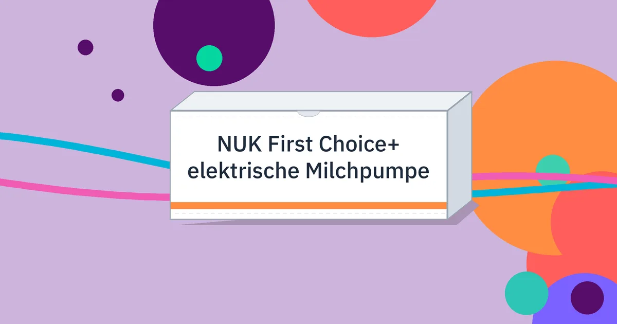 Symbolbild: Packung mit der Aufschrift NUK First Choice+ elektrische Milchpumpe (PZN 14050823) – Verfügbarkeit und Bezug in Apotheken in Frankfurt am Main