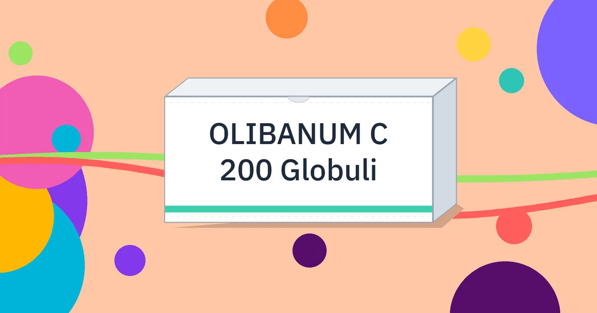 Symbolbild: Packung mit der Aufschrift OLIBANUM C 200 Globuli (PZN 16692833) – Verfügbarkeit und Bezug in Apotheken in Frankfurt am Main