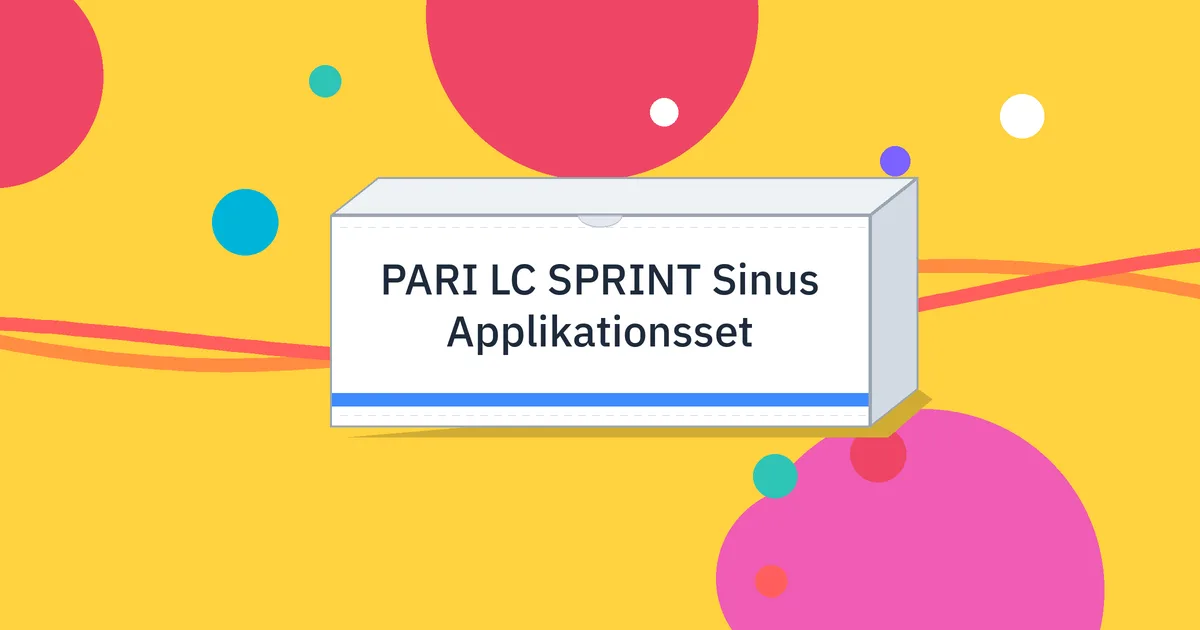 Symbolbild: Packung mit der Aufschrift PARI LC SPRINT Sinus Applikationsset (PZN 05954744) – Verfügbarkeit und Bezug in Apotheken in Frankfurt am Main