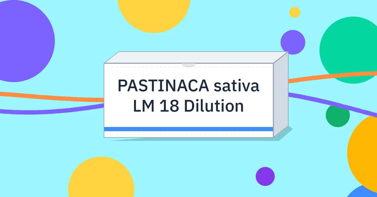 Symbolbild: Packung mit der Aufschrift PASTINACA sativa LM 18 Dilution (PZN 13632374) – Verfügbarkeit und Bezug in Apotheken in Frankfurt am Main