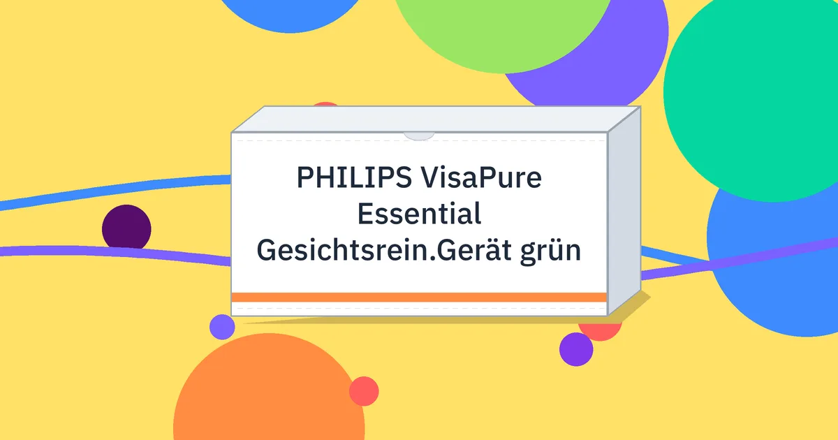 Symbolbild: Packung mit der Aufschrift PHILIPS VisaPure Essential Gesichtsrein.Gerät grün (PZN 12375254) – Verfügbarkeit und Bezug in Apotheken in Frankfurt am Main