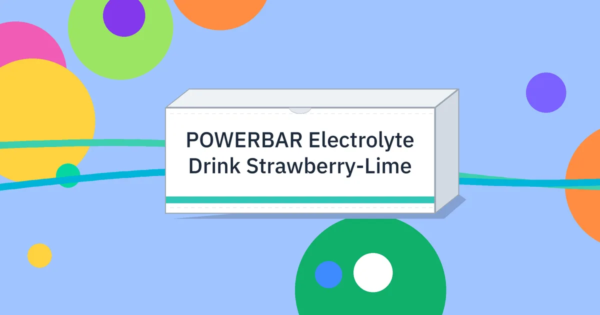 Symbolbild: Packung mit der Aufschrift POWERBAR Electrolyte Drink Strawberry-Lime (PZN 18821157) – Verfügbarkeit und Bezug in Apotheken in Frankfurt am Main