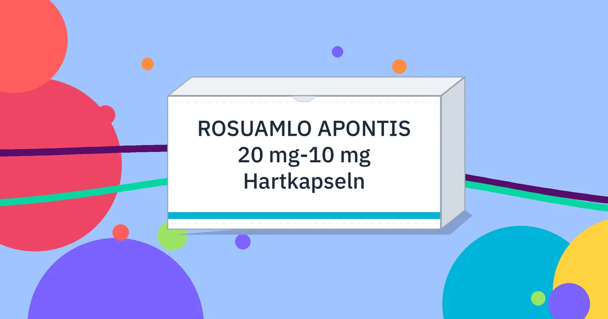 Symbolbild: Packung mit der Aufschrift ROSUAMLO APONTIS 20 mg-10 mg Hartkapseln (PZN 18602521) – Verfügbarkeit und Bezug in Apotheken in Frankfurt am Main