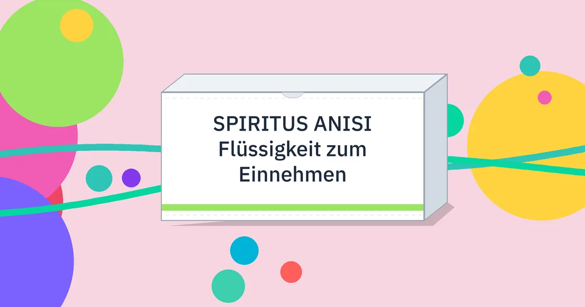 Symbolbild: Packung mit der Aufschrift SPIRITUS ANISI Flüssigkeit zum Einnehmen (PZN 15401590) – Verfügbarkeit und Bezug in Apotheken in Frankfurt am Main